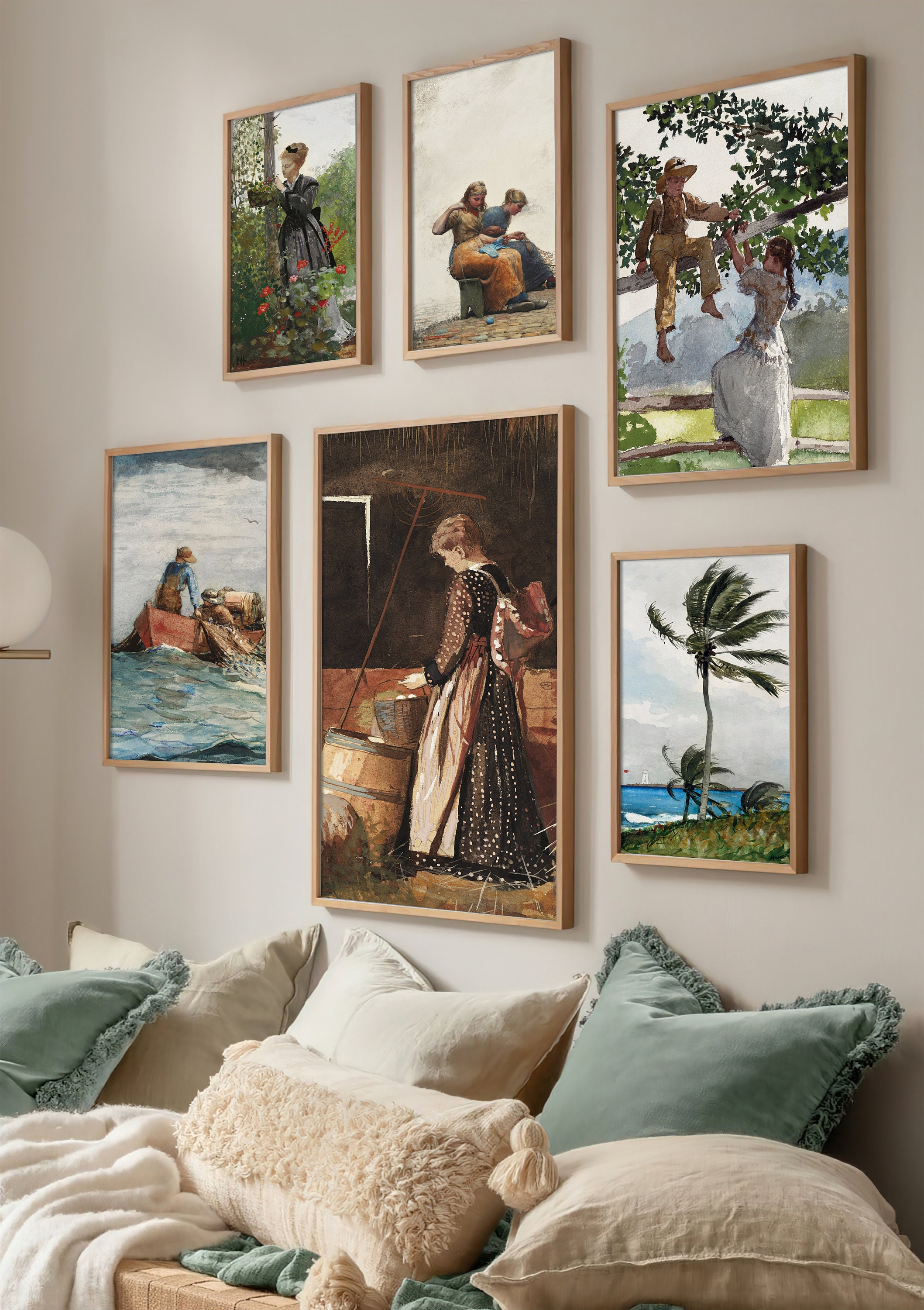 Winslow Homer Artworks and Paintings, Vintage Art, Frame TV Art ...