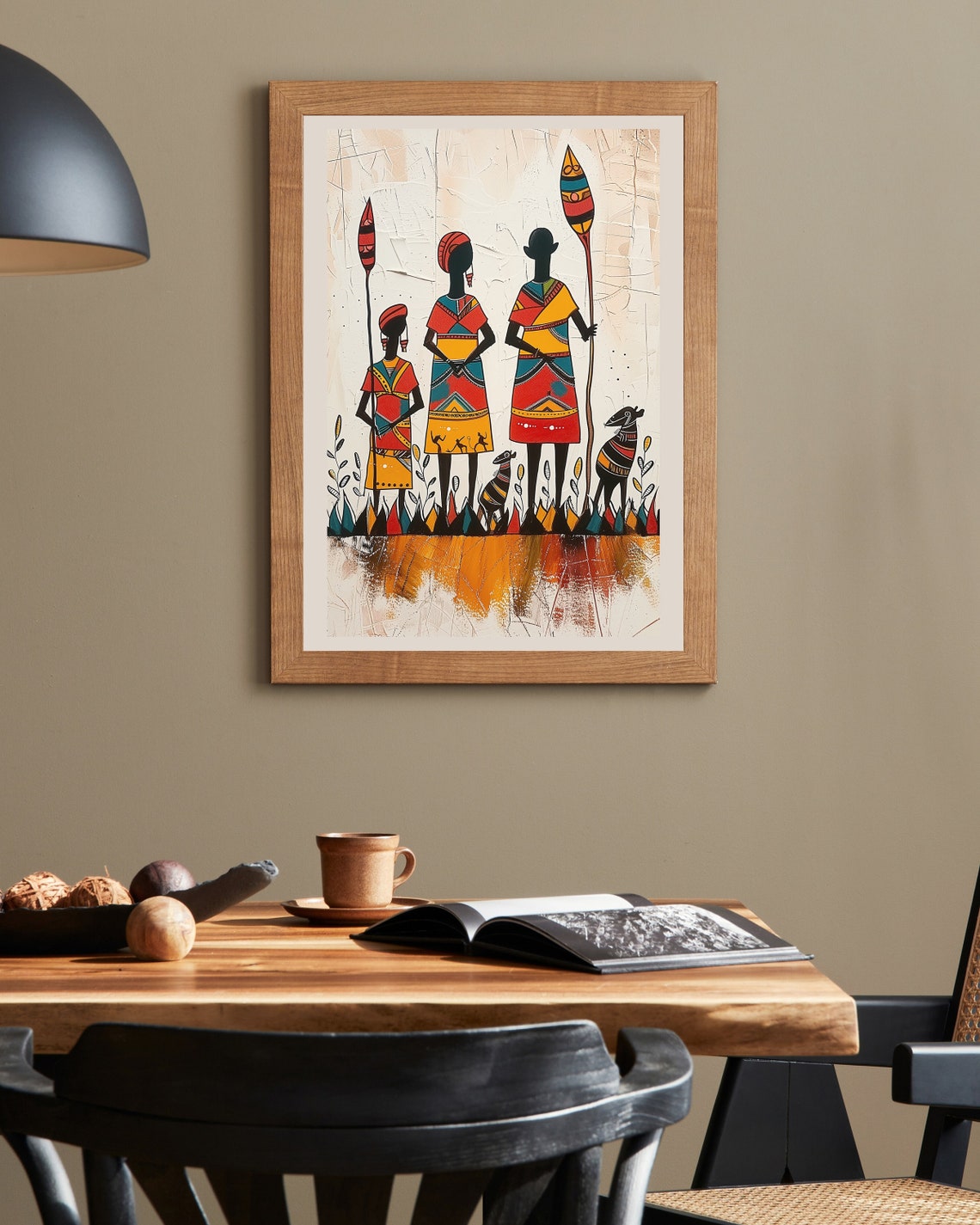 Modern African American Art, Black Woman Art, Tribal Art, Abstract ...
