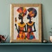 Modern African American Art, Black Woman Art, Tribal Art, Abstract ...