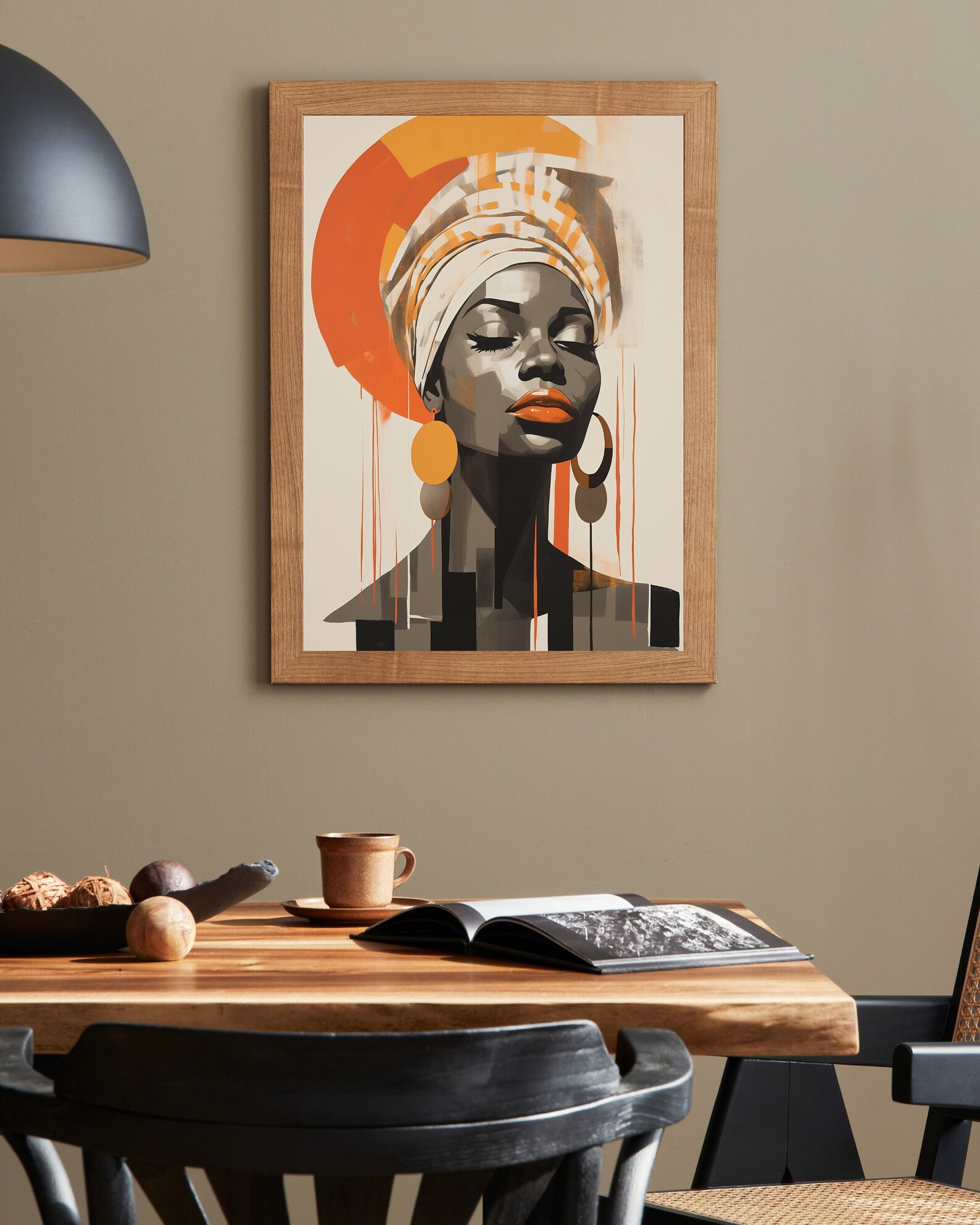 Modern African American Art, Black Woman Art, Tribal Art, Abstract ...