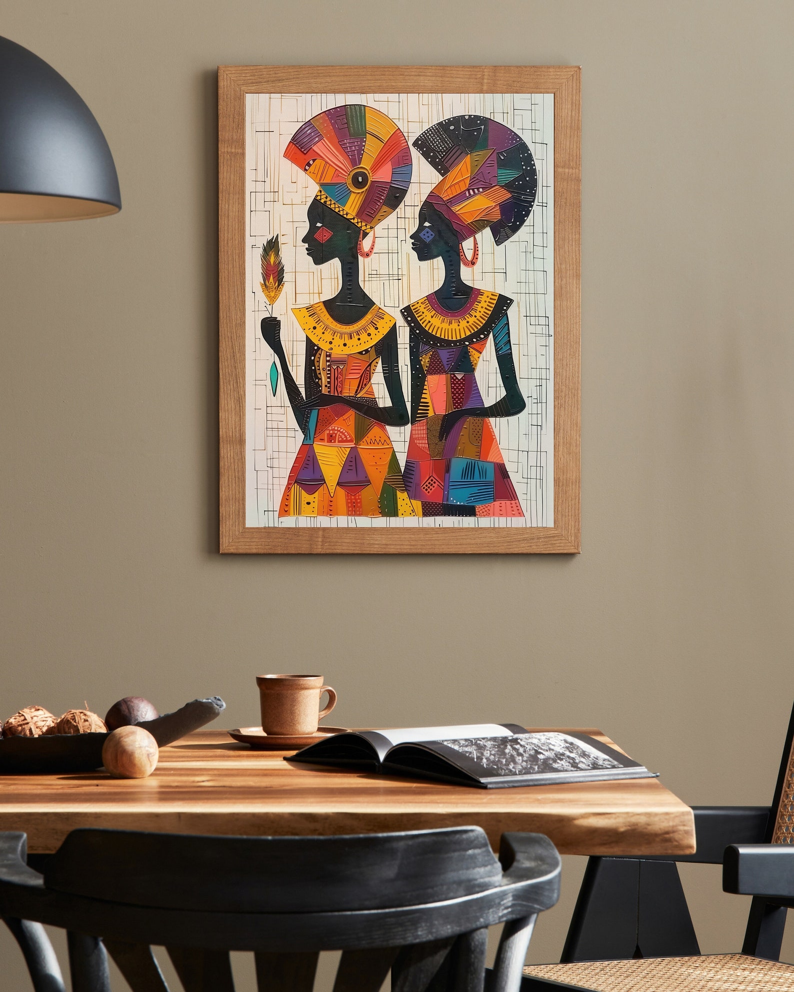Modern African American Art, Black Woman Art, Tribal Art, Abstract ...