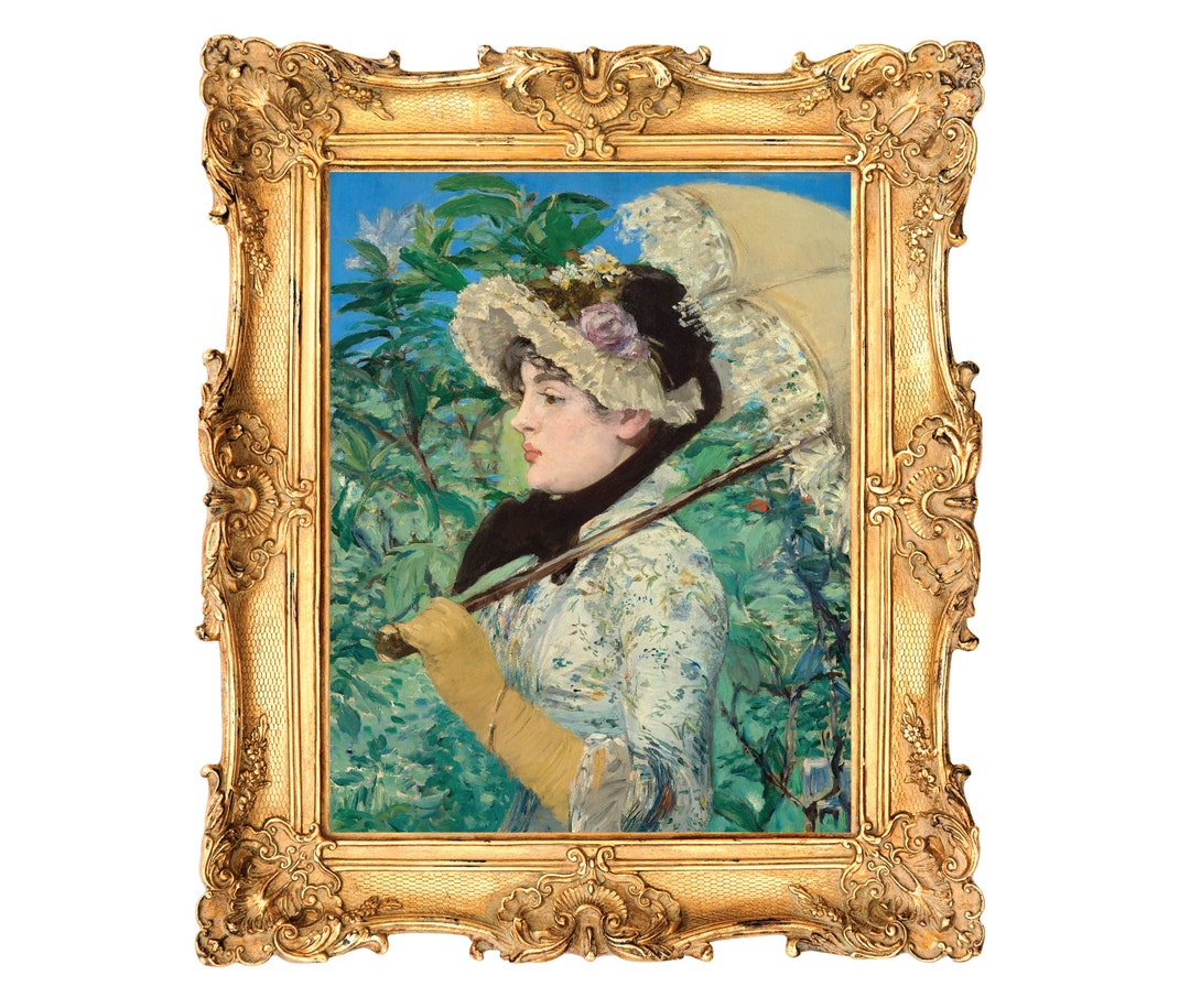 Jeanne Spring by Eduoard Manet - ART PRINT - Etsy