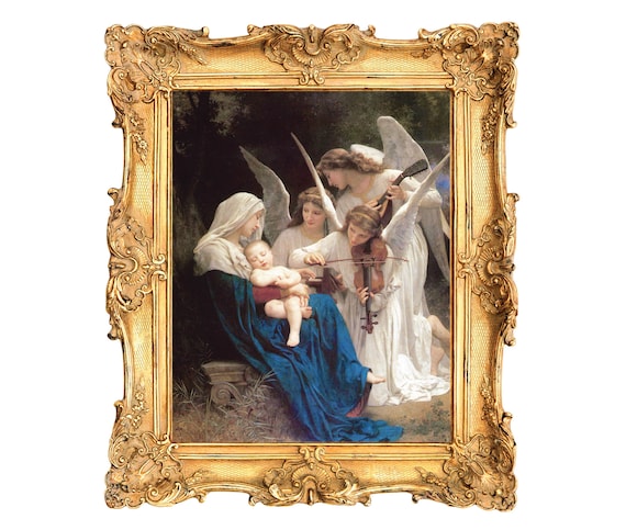 Song of the Angels by William-adolphe Bouguereau ART PRINT - Etsy