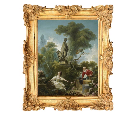 Jean Honore Fragonard The Meeting The Progress Of Love: The Pursuit