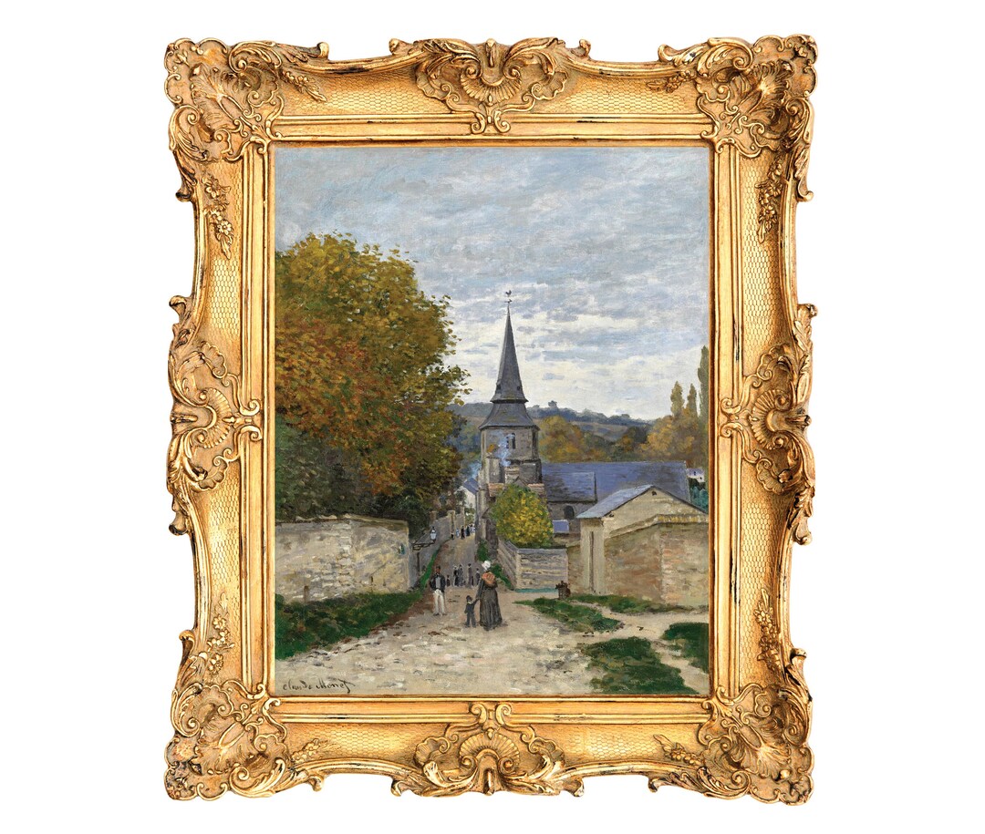 Street in Sainte-adresse by Claude Monet - ART PRINT - Etsy