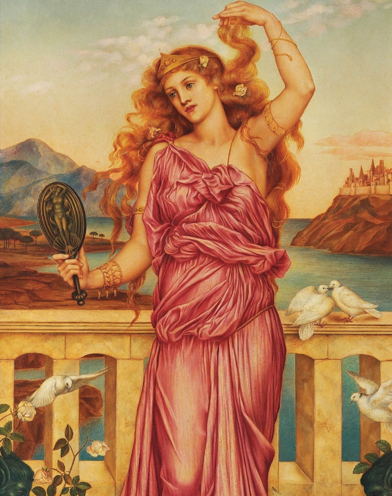 Helen of Troy by Evelyn De Morgan ART PRINT - Etsy