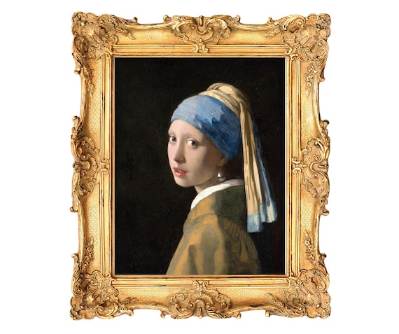 Girl With a Pearl Earring by Johannes Vermeer ART PRINT | Etsy