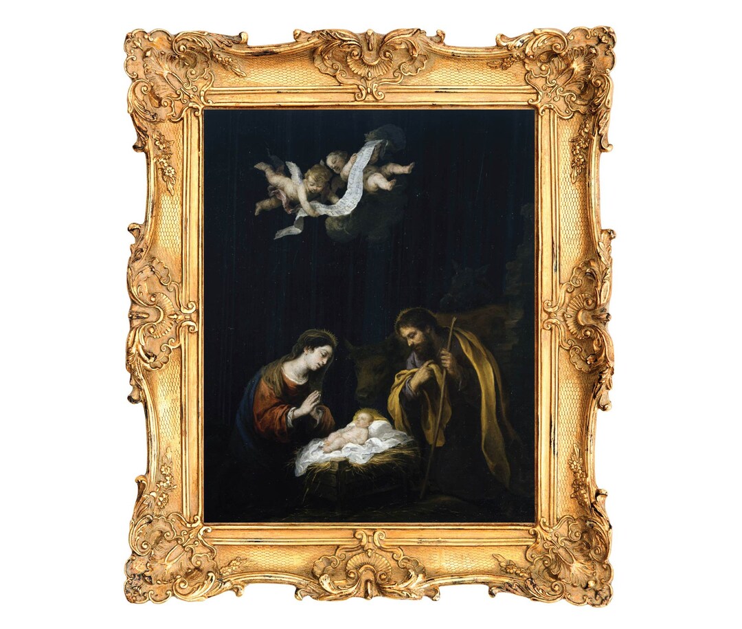 The Nativity by Bartolomé Estebán Murillo - ART PRINT - Frame Not ...
