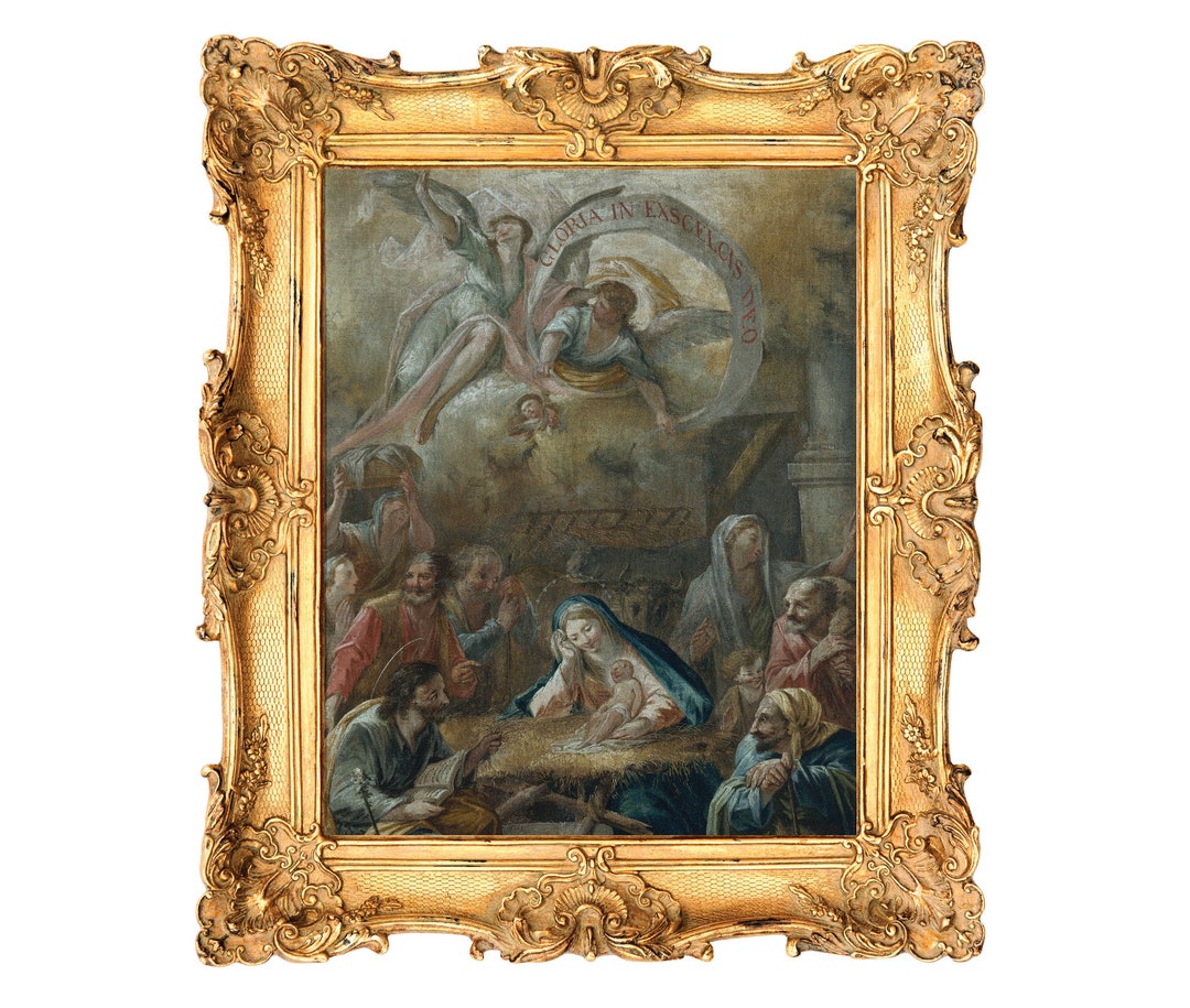 Birth of Jesus and the Adoration of the Shepherds by Francesc Pla Duran ...