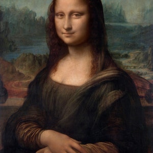 The Mona Lisa by Leonardo Da Vinci - ART PRINT - Etsy Canada