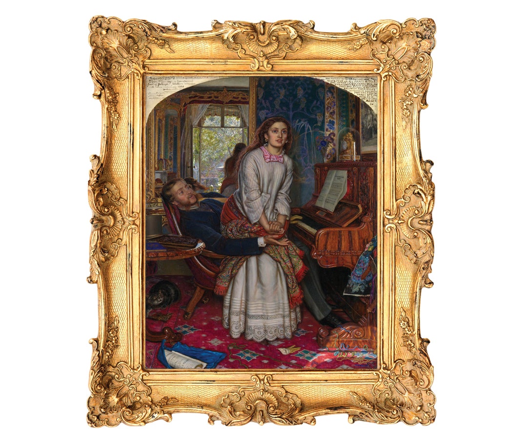 The Awakening Conscience by William Holman Hunt - ART PRINT - Frame Not ...