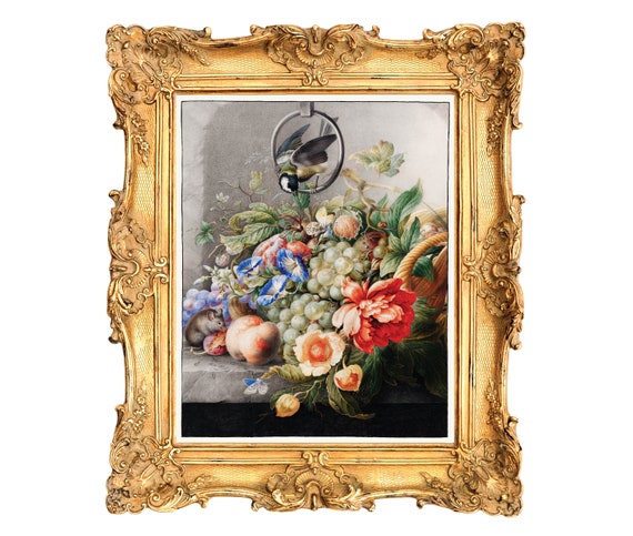 Flowers and Fruits by Herman Henstenburgh ART PRINT | Etsy