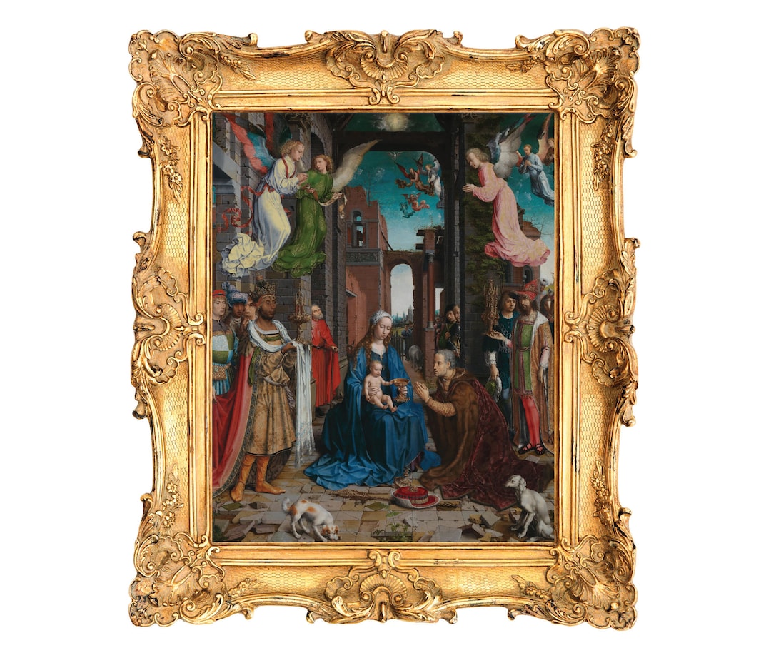 Adoration of Kings by Jan Gossaert - ART PRINT - Frame Not Included - Etsy