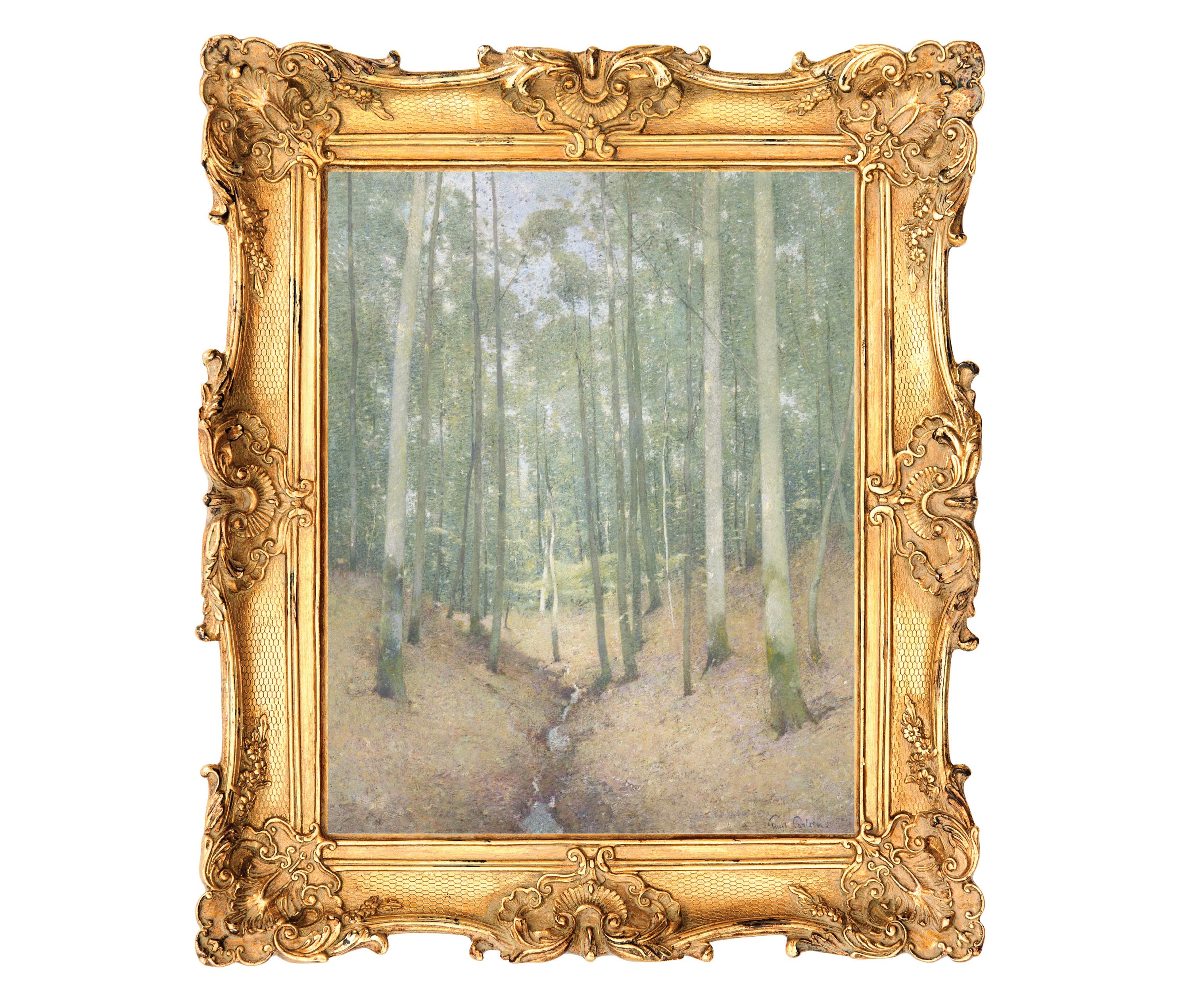 Wood Interior by Emil Carlsen - ART PRINT - Frame Not Included - Etsy