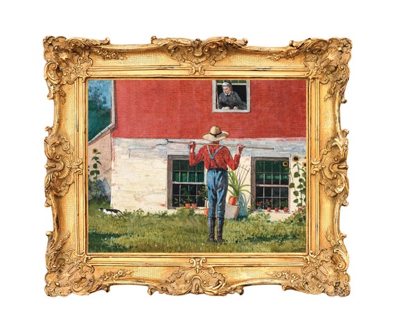 In the Garden by Winslow Homer ART PRINT - Etsy