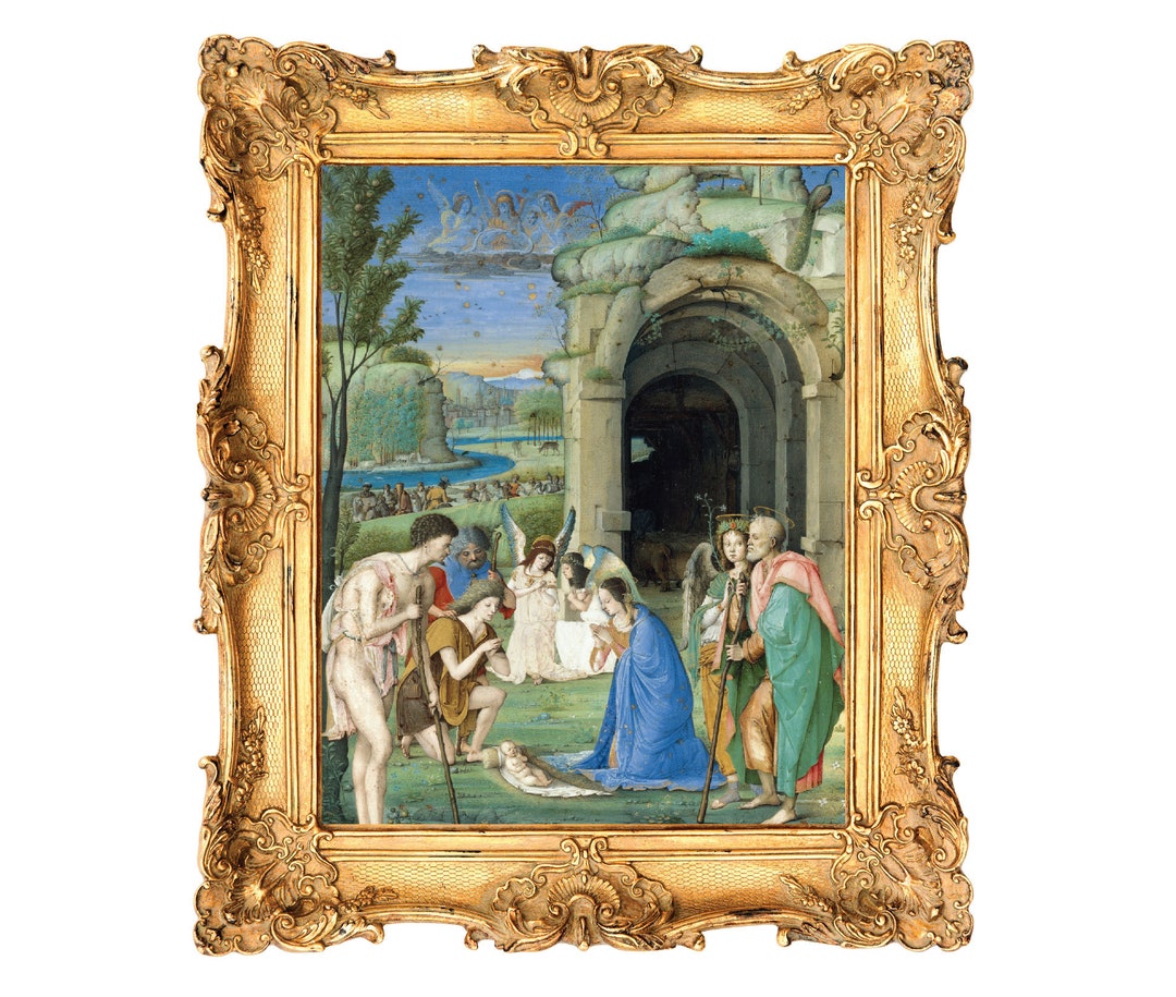 Adoration of the Shepherd by Da Parma - ART PRINT - Frame Not Included ...