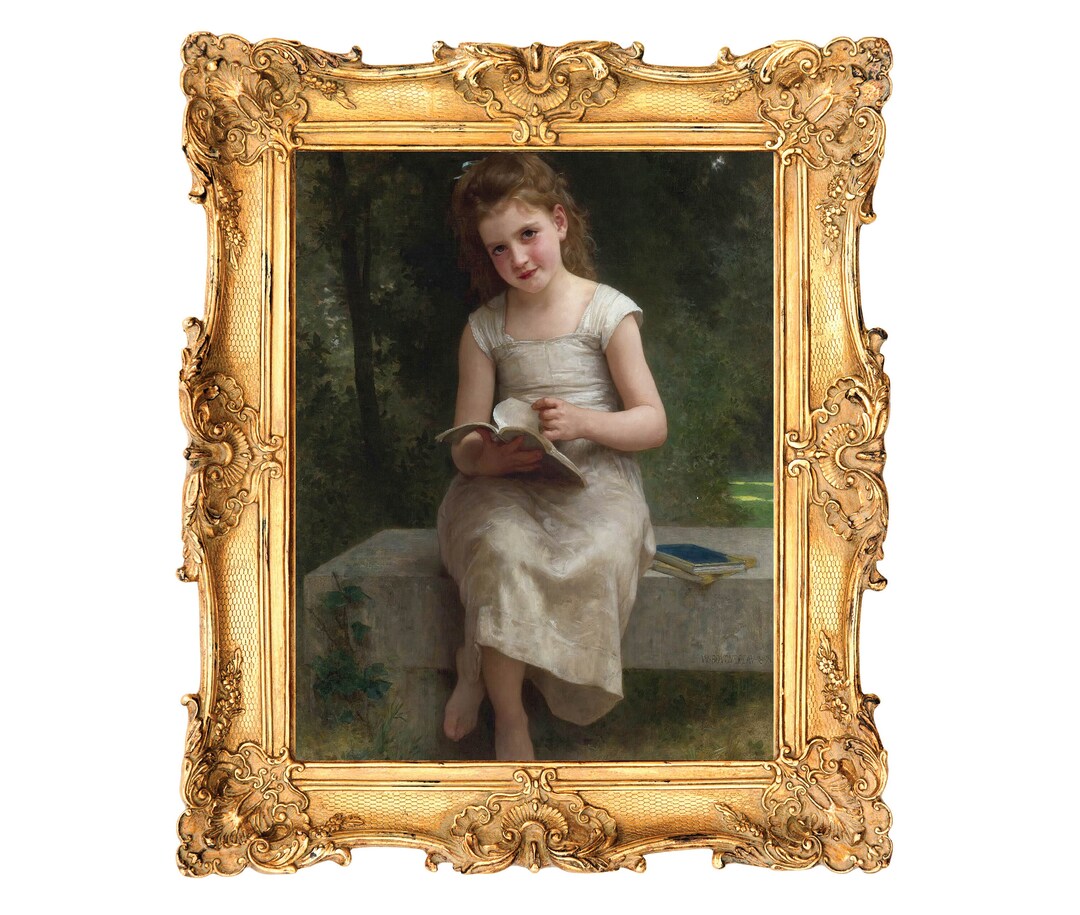 La Liseuse by William-adolphe Bouguereau - ART PRINT - Etsy