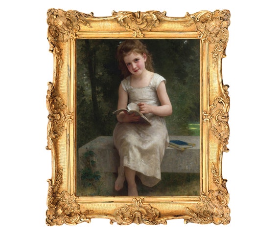 La Liseuse by William-adolphe Bouguereau ART PRINT - Etsy