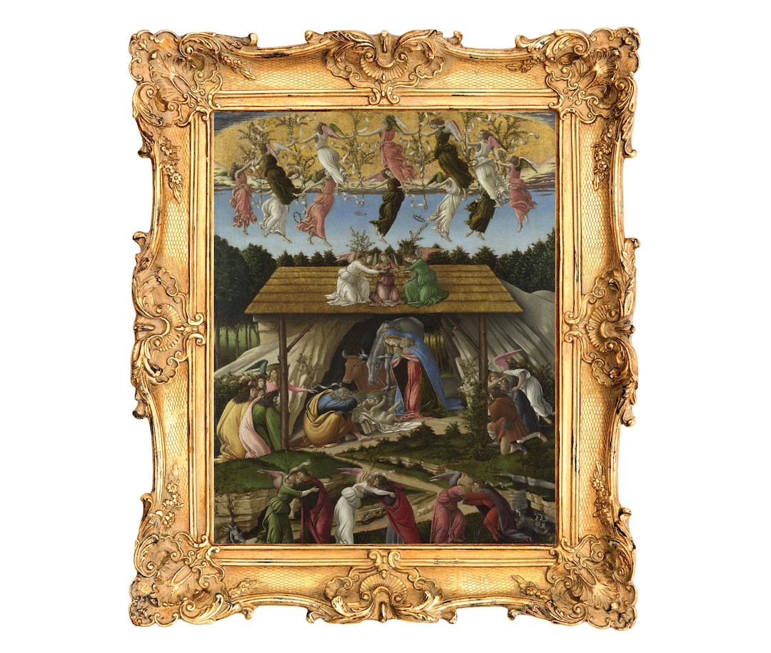 Mystic Nativity by Sandro Botticelli - ART PRINT - Frame Not Included ...