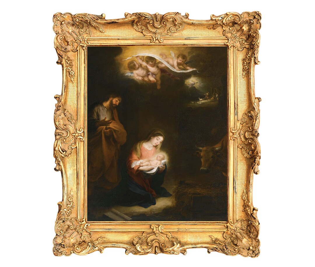 A Nocturnal Scene With the Nativity and the Annunciation to the ...