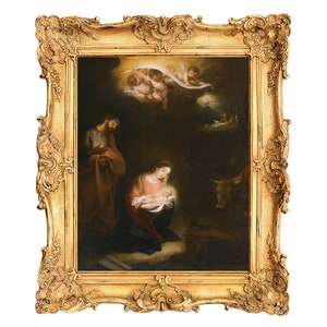 A Nocturnal Scene With the Nativity and the Annunciation to the ...