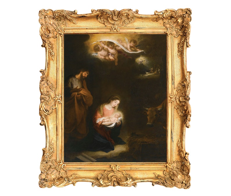 A Nocturnal Scene With the Nativity and the Annunciation to the ...