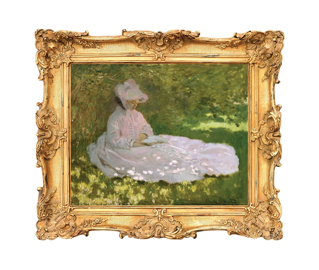 Springtime by Claude Monet - ART PRINT - Etsy
