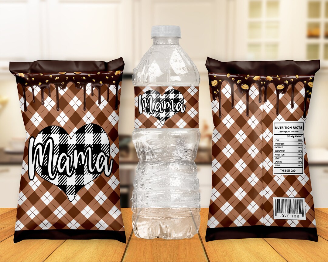 Mom Chocolate Chip Bag Sublimation Designs Mother Day Custom Chip Bag ...