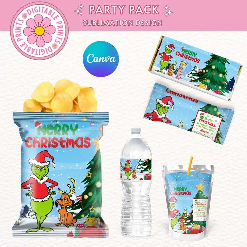 Grinch Party Favors - Etsy