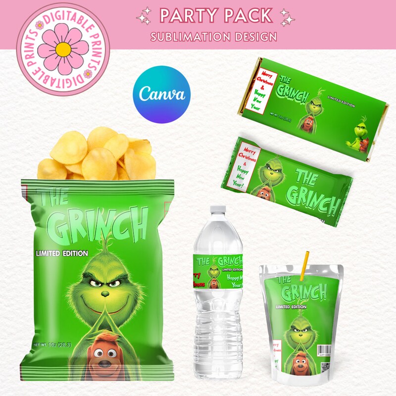 Grinch Party Favors - Etsy