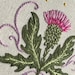 Hand Embroidery Kit ; Thistle Design ; Cultural Patterns ; DIY Craft ...