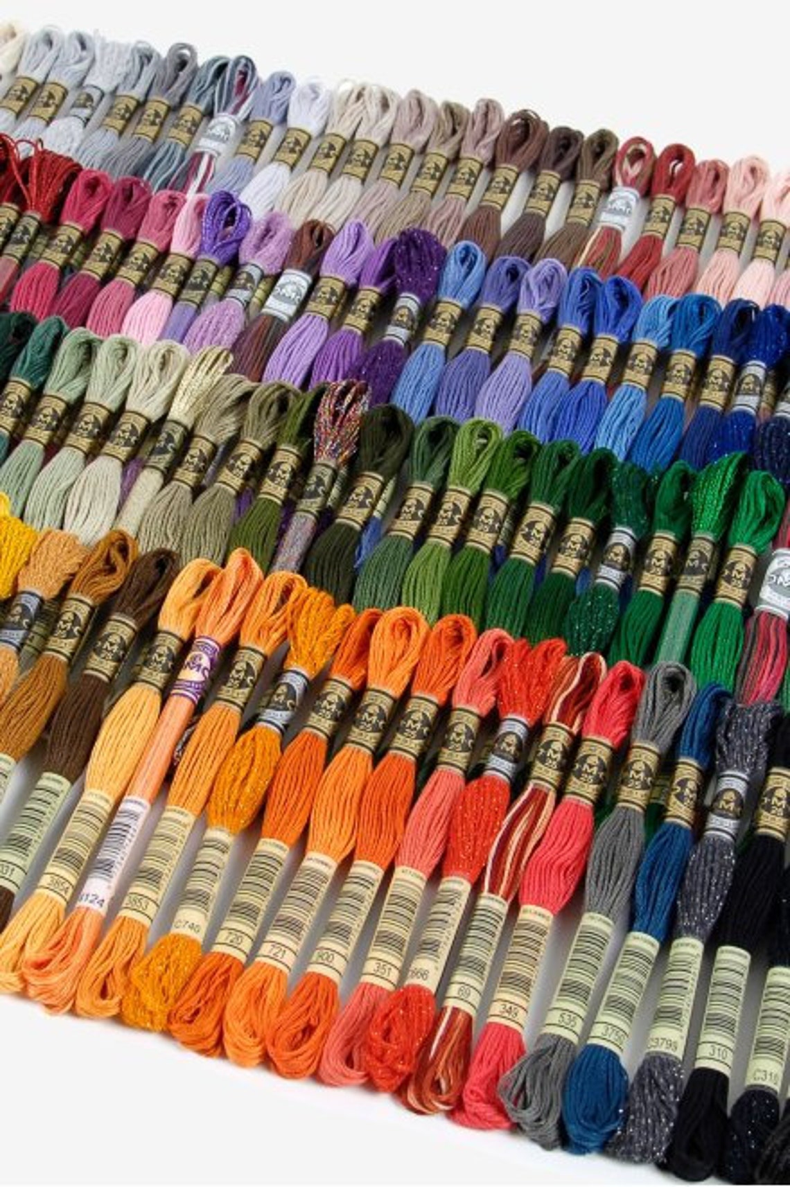 DMC Embroidery Floss: Six-strand Cotton Skeins for Cross Stitch or ...