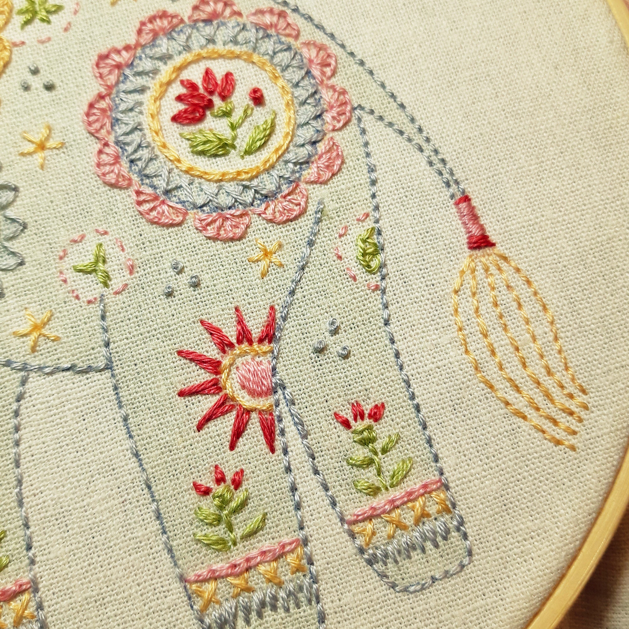 Hand Embroidery Kit ; Elephant Design ; DIY Craft ; Safari Animal ...
