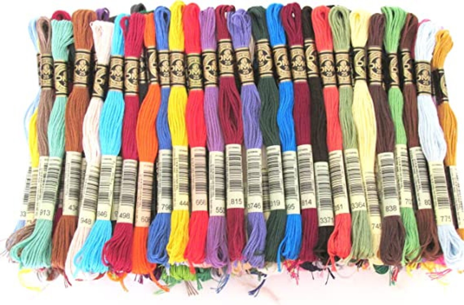DMC Embroidery Floss: Six-strand Cotton Skeins for Cross Stitch or ...