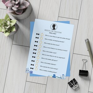 Bridgerton Themed Bridal Shower Game "bride or Groom" (envelopes ...