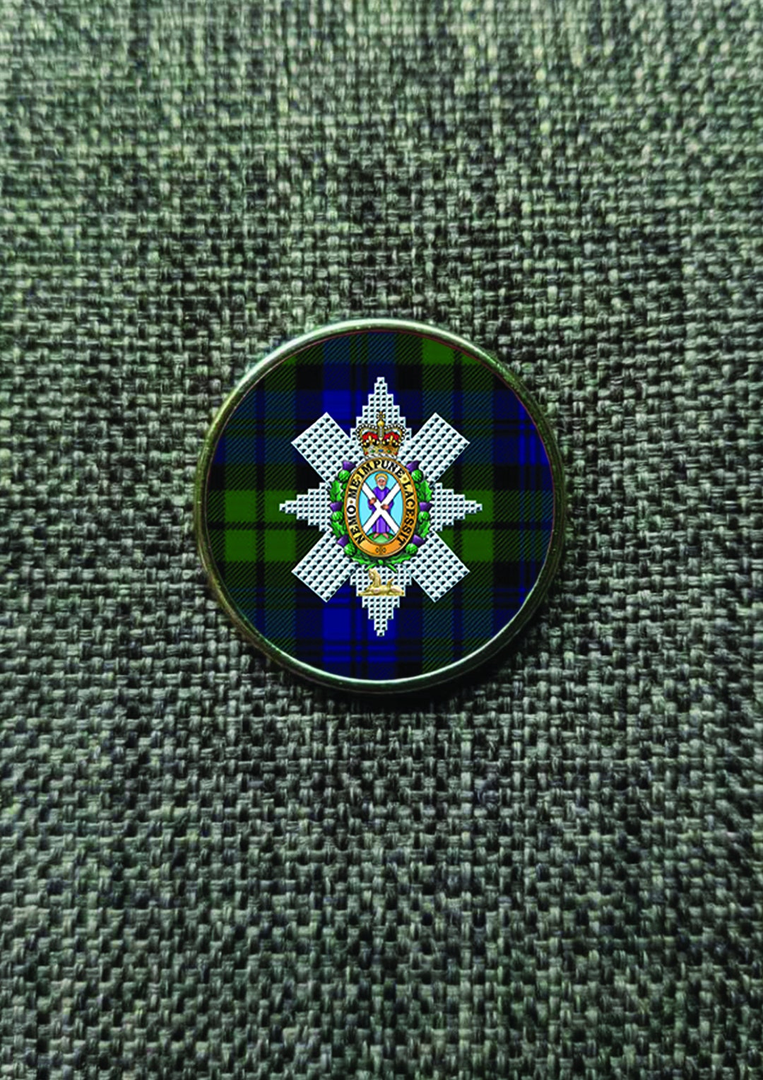 Black Watch Lapel Pin Badge 25mm - Etsy