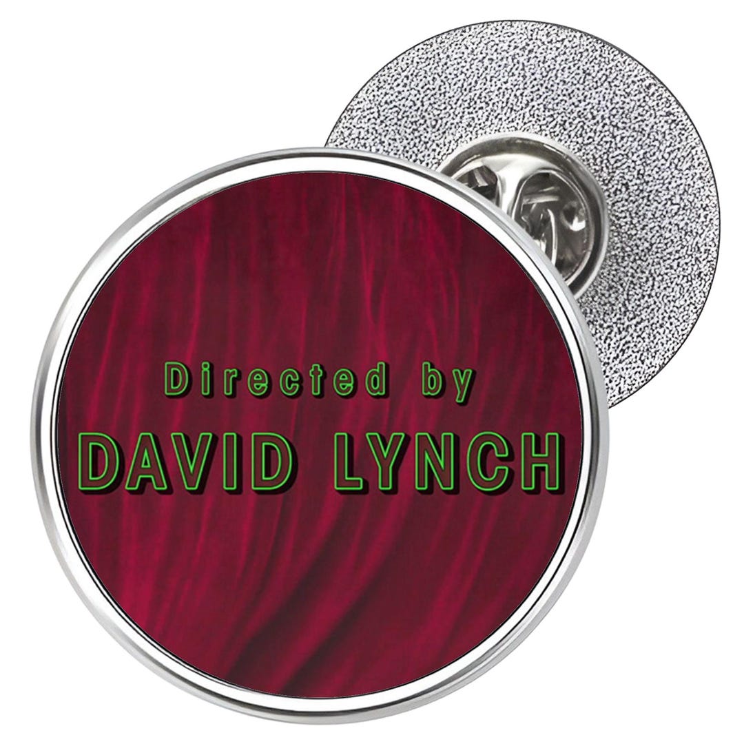 Directed by David Lynch Metal Lapel Pin Badge 25mm (twin Peaks, Dale ...