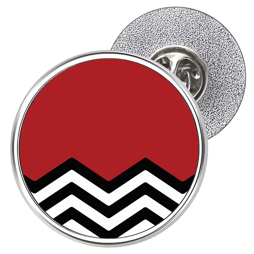 The Red Room Metal Lapel Pin: Twin Peaks Inspired (25mm) - Etsy UK