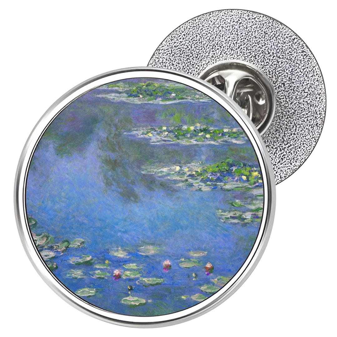 Water Lilies Metal Lapel Pin Badge 25mm (art, Painting, Claude Monet ...