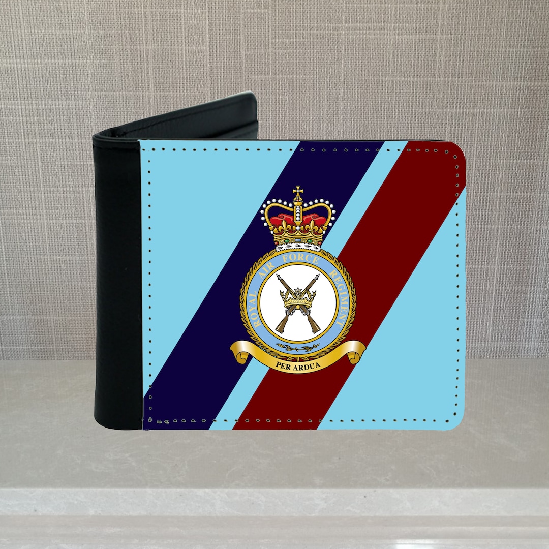 RAF Regiment PU Leather Wallet (royal Air Force) - Etsy