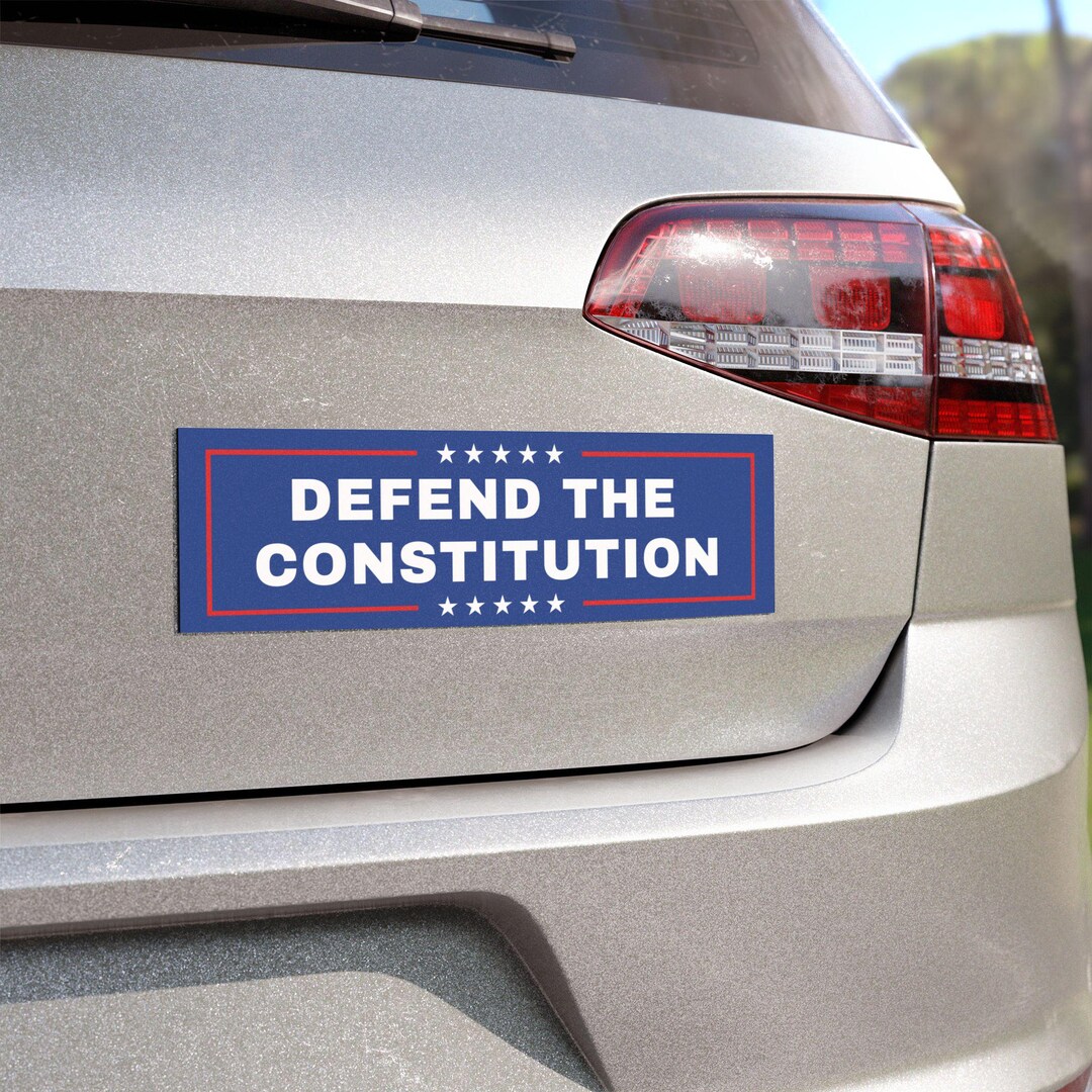 10" X 3" DEFEND THE CONSTITUTION Car Magnet, Activism Car Accessories ...