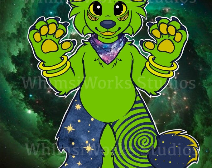 Alien Fursona Furry Adoptable Character for the Furry Community, Adopt ...