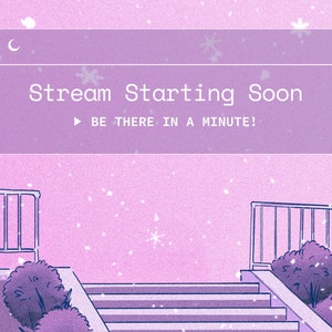 Twitch Starting Screen/ Layout/ Animated/ Kawaii /cute - Etsy