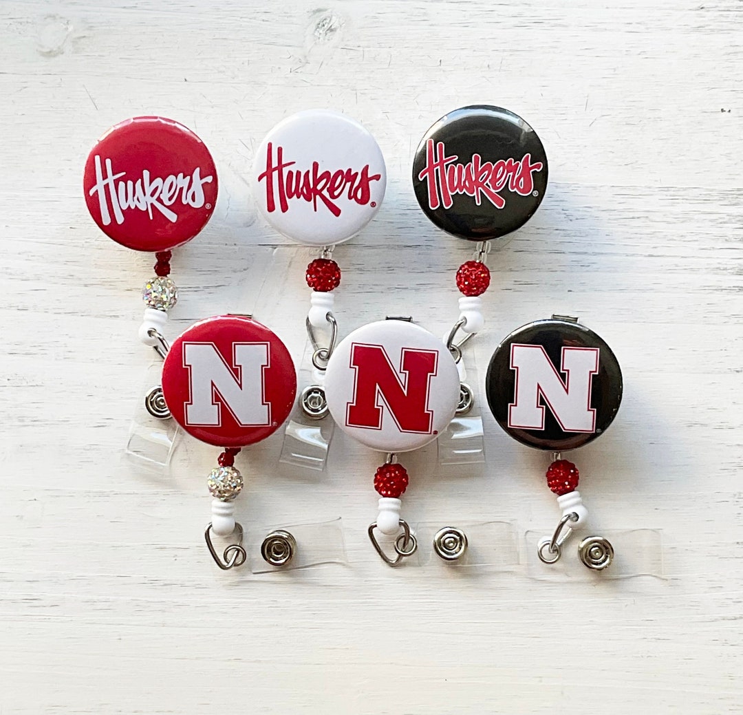 Nebraska Badge Reel / Huskers Badge Reel / Nebraska Cornhuskers Badge ...