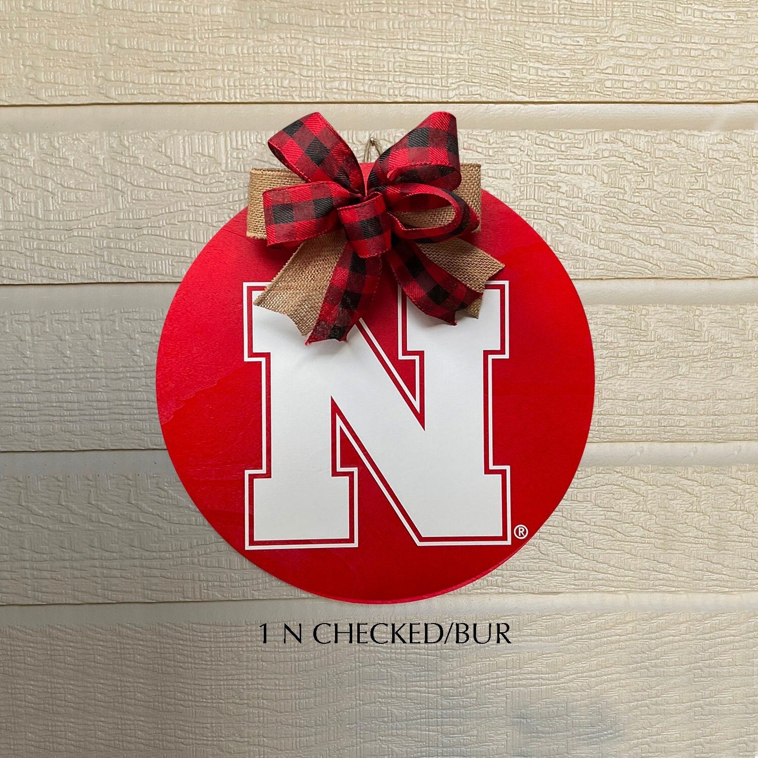 Husker Door Hanger - Etsy