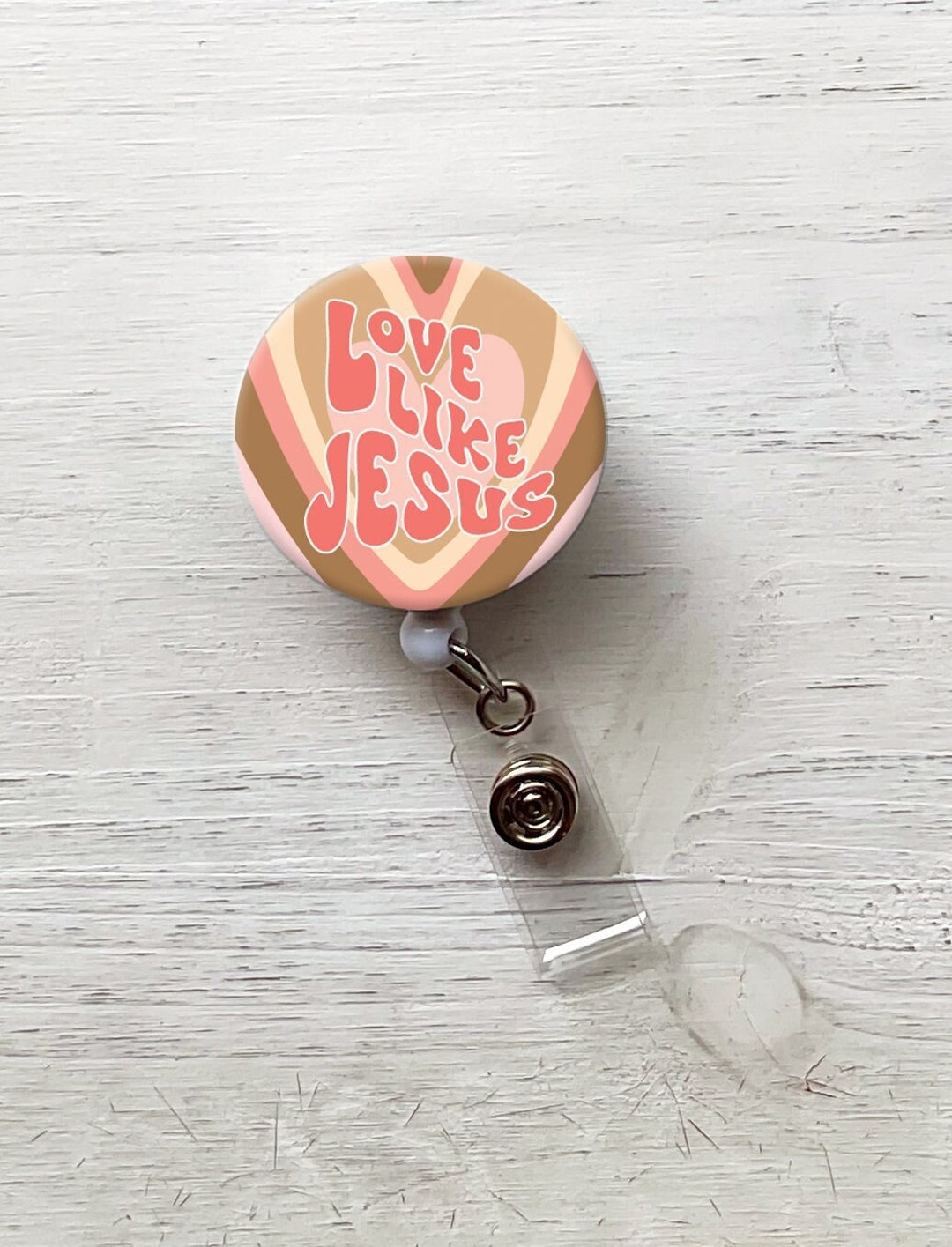 Christian Badge Reel / Love Like Jesus - Etsy