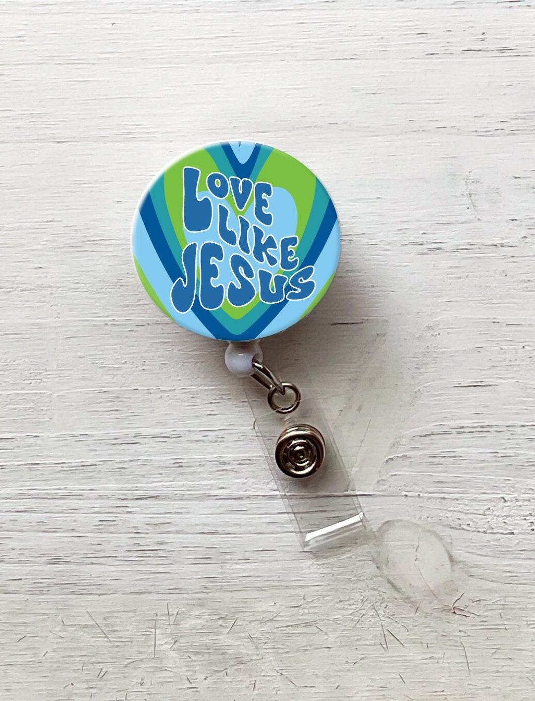 Christian Badge Reel / Love Like Jesus - Etsy