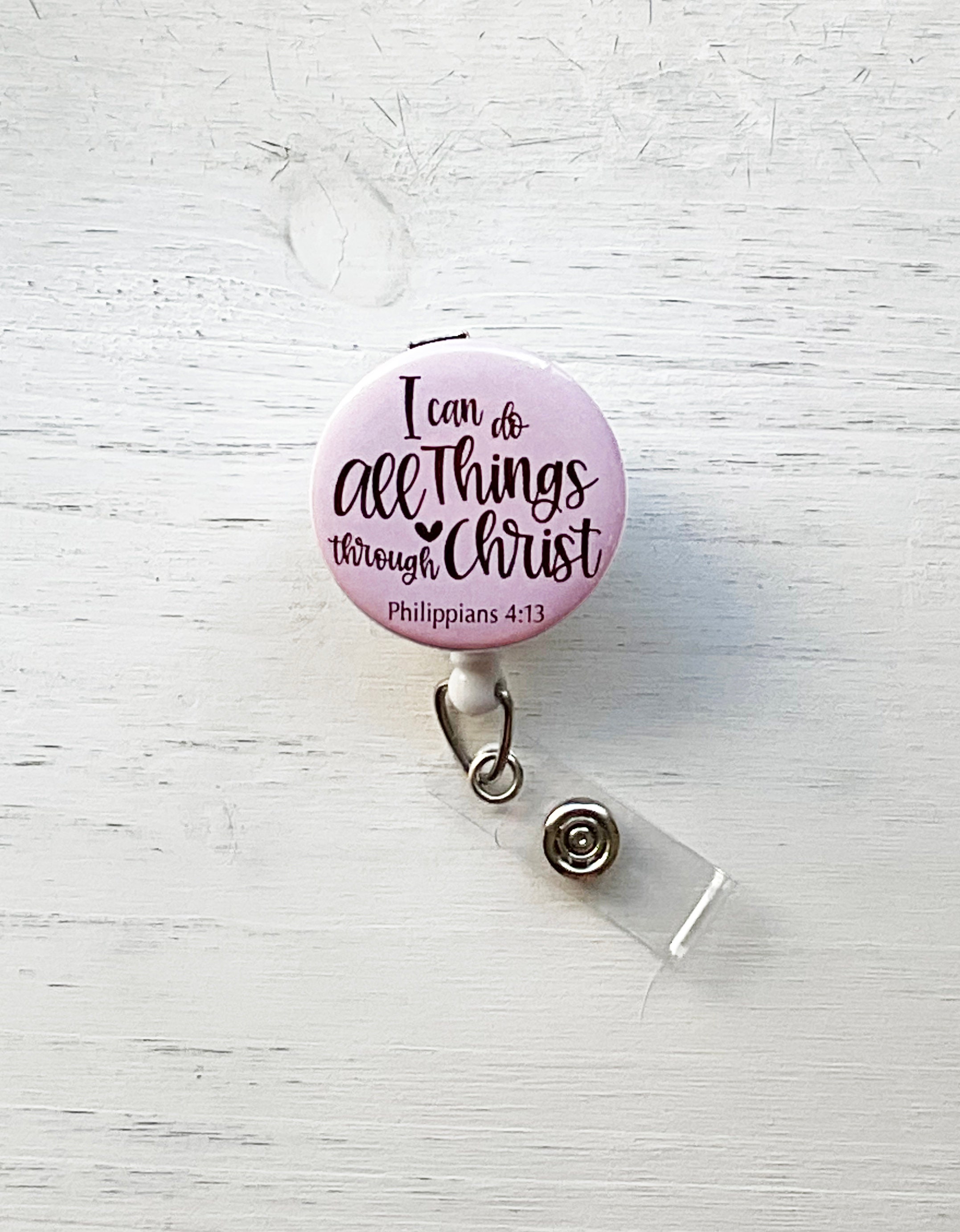 Bible Verse Badge Reel / Customize Bible Verse Badge Reel With - Etsy