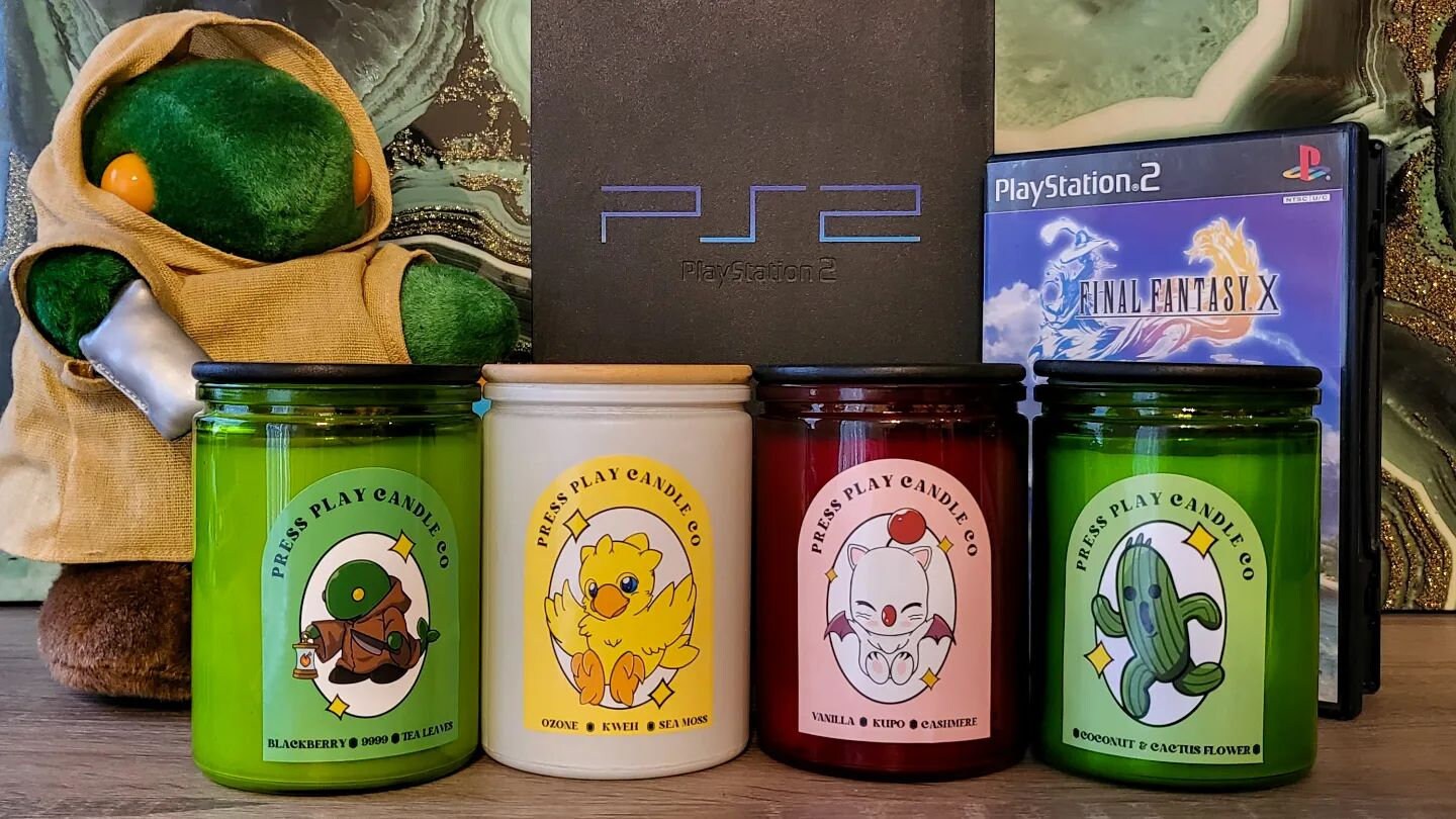 Final Fantasy Video Game Themed Handmade Soy Candle Cactuar 1000 ...