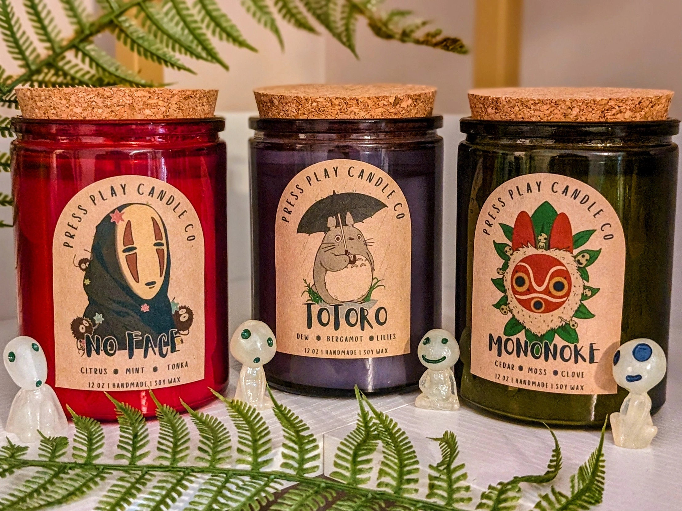 My Neighbor Totoro Studio Ghibli Inspired Handmade Soy Candle Anime ...